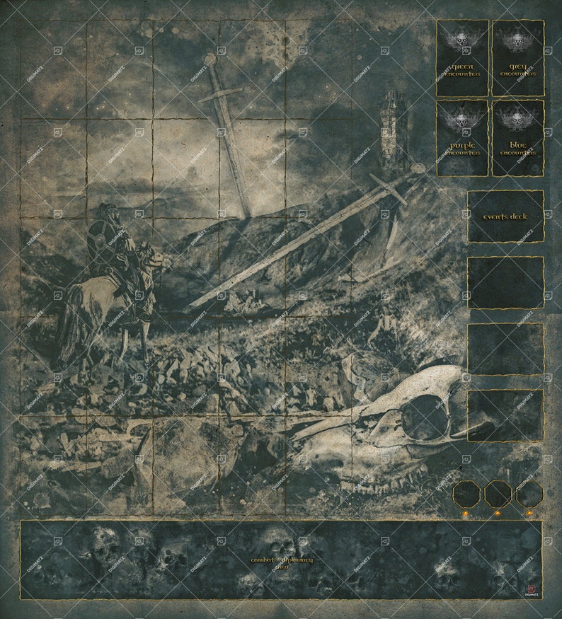 Playmat for Tainted Grail Board Game - 27x30 - DIGITAL DOWNLOAD - Etsy
