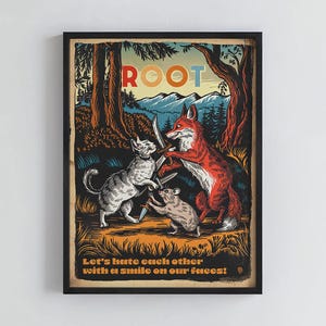 Root Board Game Poster, Game Room Decor (digital Download) - Etsy