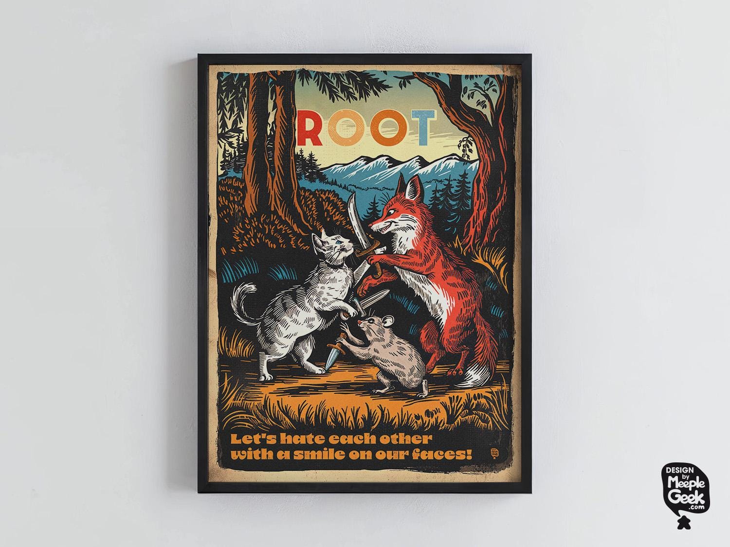 Root Board Game Poster, Game Room Decor (digital Download) - Etsy