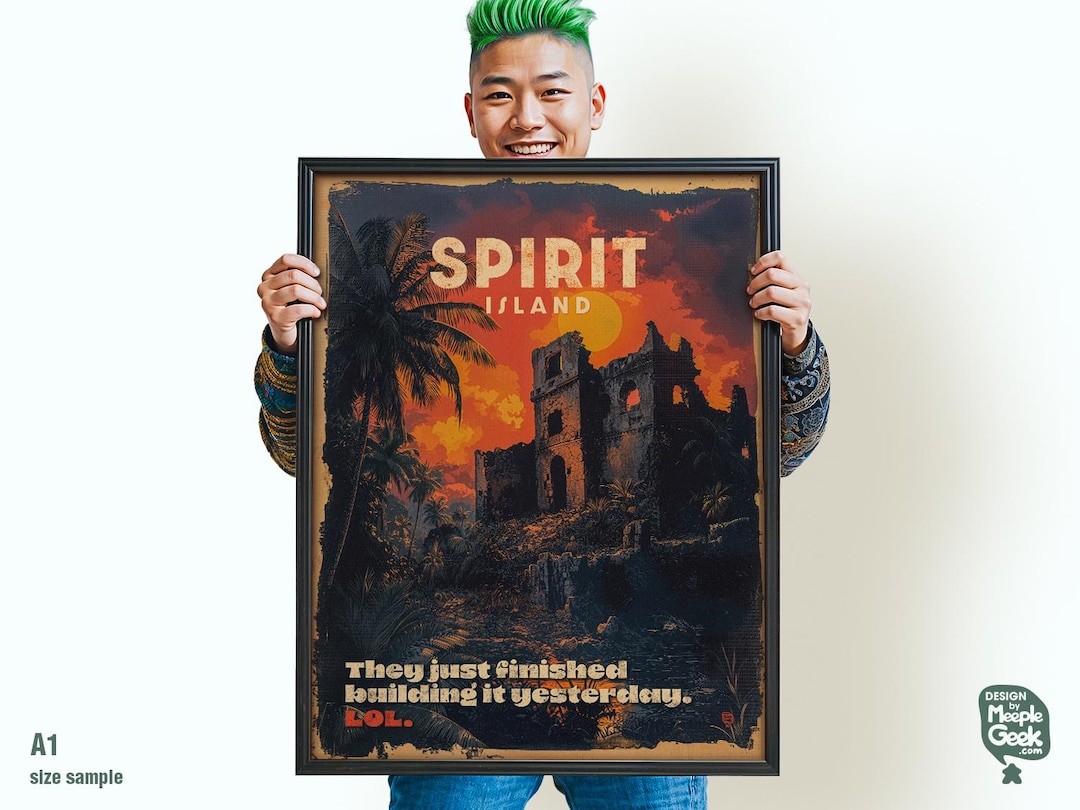 Spirit Island Poster I Vibrant Board Game Art for Tabletop Gamers I ...