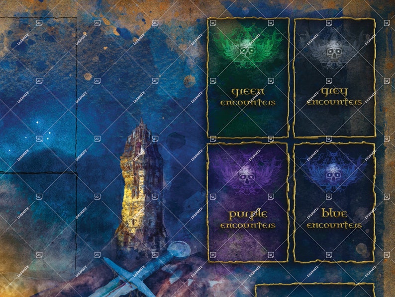Playmat for Tainted Grail Board Game - 27x30 - DIGITAL DOWNLOAD - Etsy