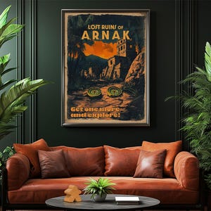 Lost Ruins of Arnak Board Game Poster I Art Print for Tabletop Gamers I ...