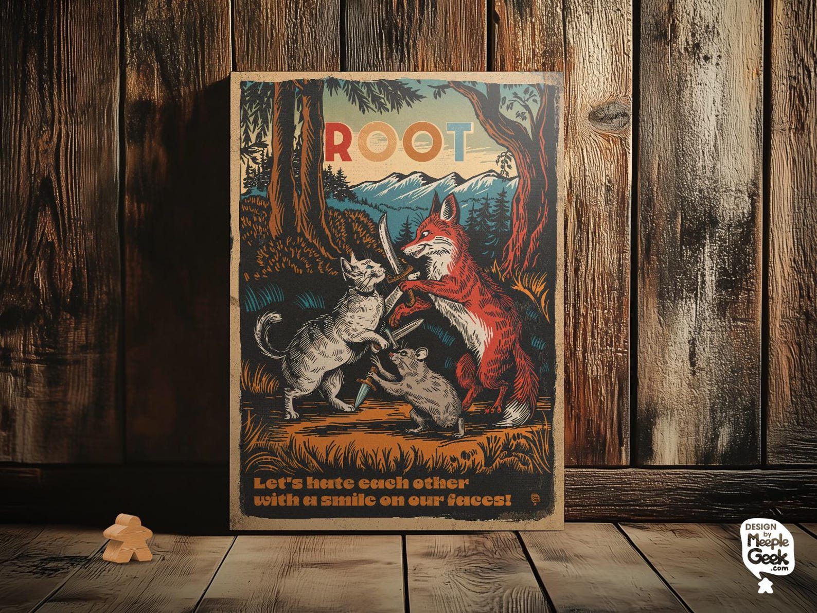 Root Board Game Poster, Game Room Decor (digital Download) - Etsy