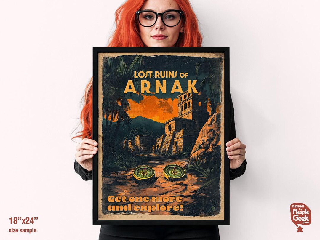 Lost Ruins of Arnak Board Game Poster I Art Print for Tabletop Gamers I ...