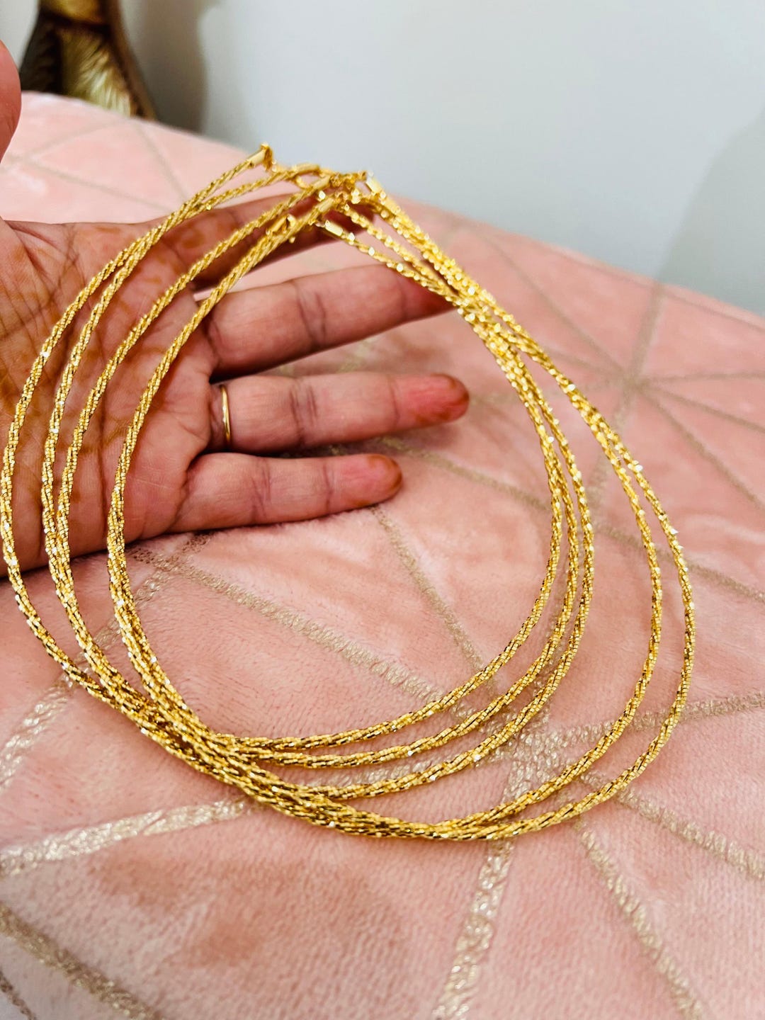 One Gram Gold Italian Hasli / Kante - Etsy