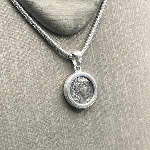 God Apollo Authentic Roman (1st Cent.bc) Coin Sterling Silver Pendant ...