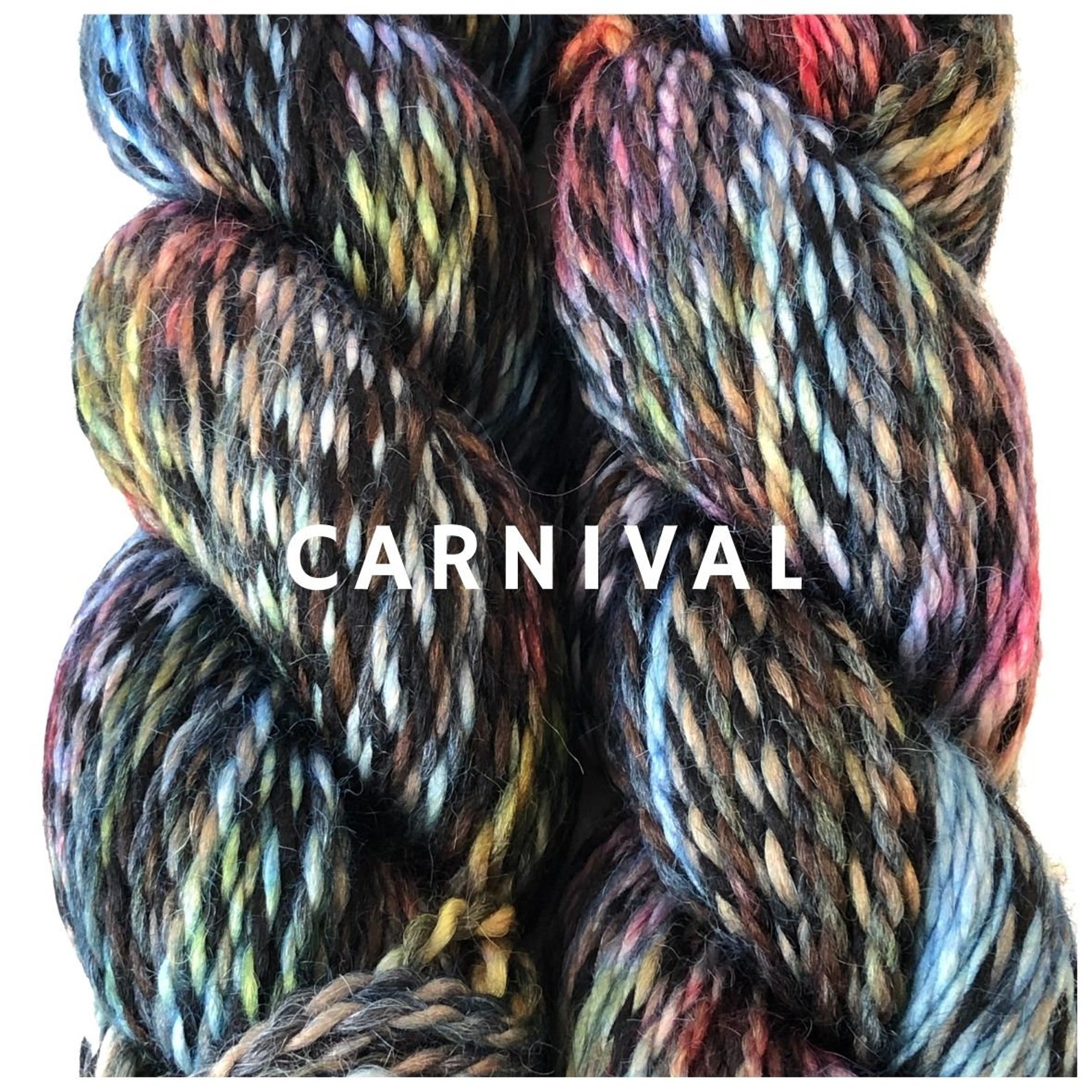 Alpaca Yarn | Natural Fiber in 2 Ply Worsted Weight Hand Dyed Skeins ...