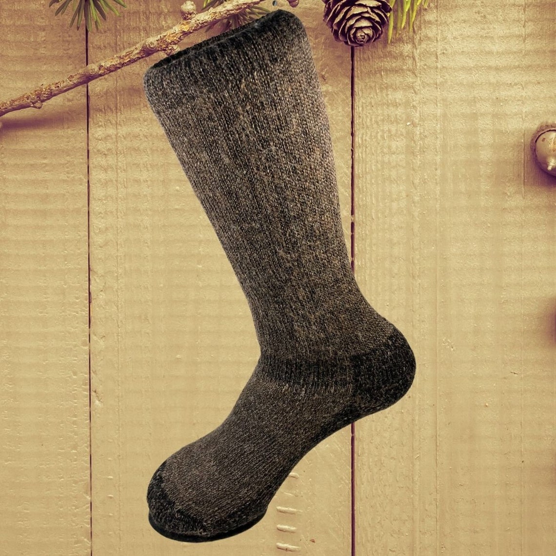 Alpaca Socks Outdoorsman Boot Socks Heavy Weight Alpaca | Etsy