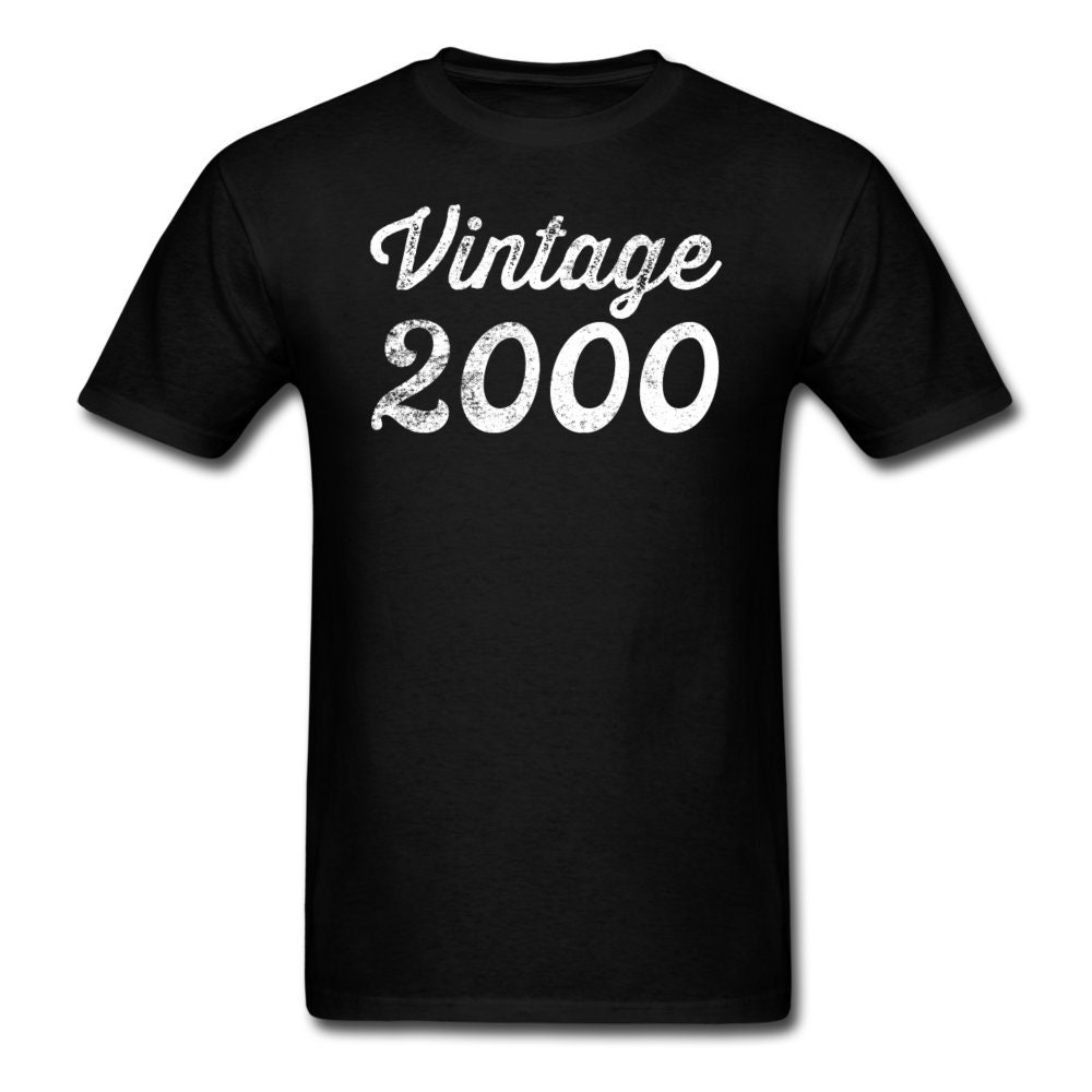 20th Birthday Shirt Vintage 2000 Shirt 2000 Shirt 20th Birthday Gift ...