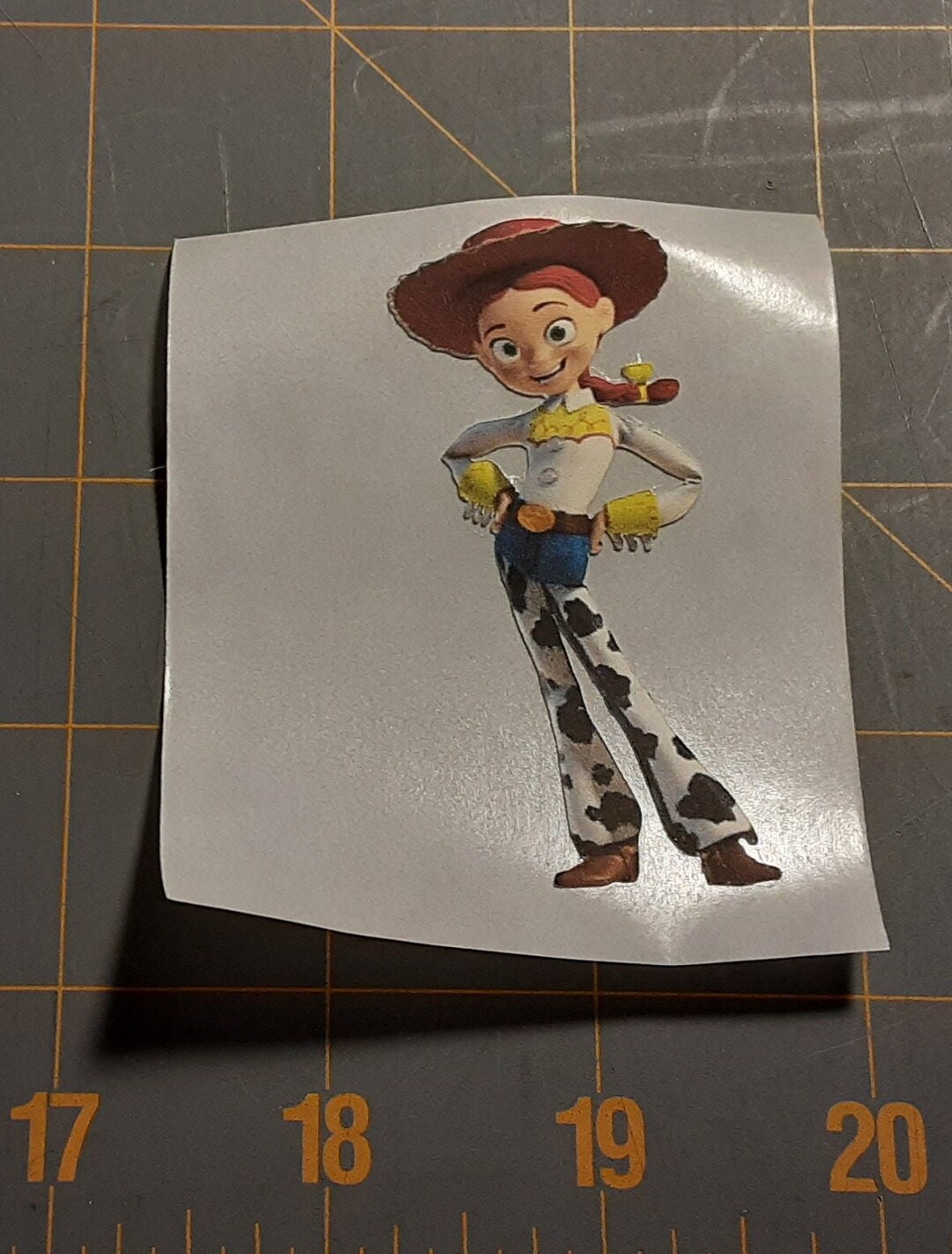 Toy Story Jessie Sticker 1.278" X 2.75" - Etsy