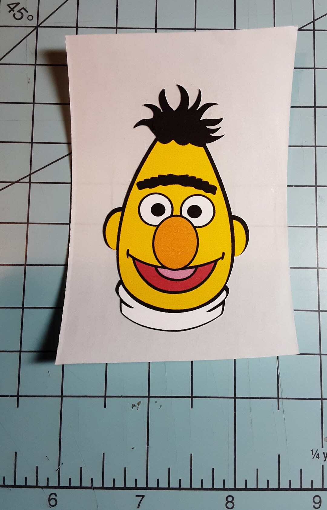 Sesame Street/ Bert Face Sticker 3 X 3 - Etsy