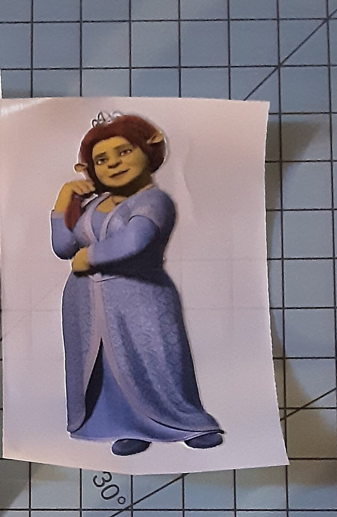 Shrek Movie -- Fiona Sticker 1.5" X 3.5" - Etsy