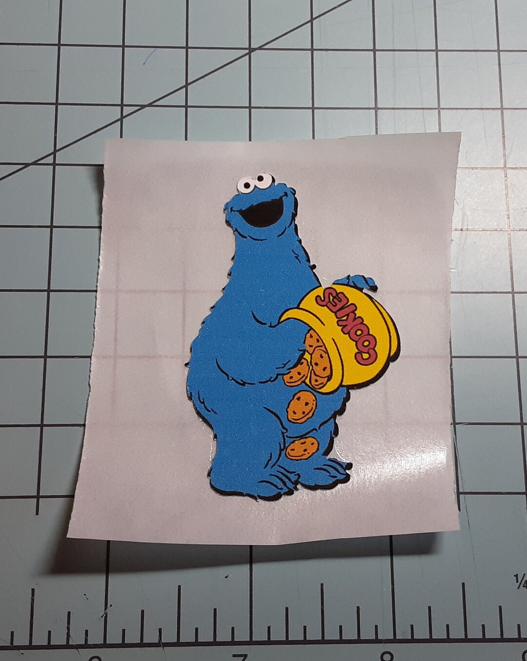 Sesame Street/ Cookie Monster Sticker - Etsy