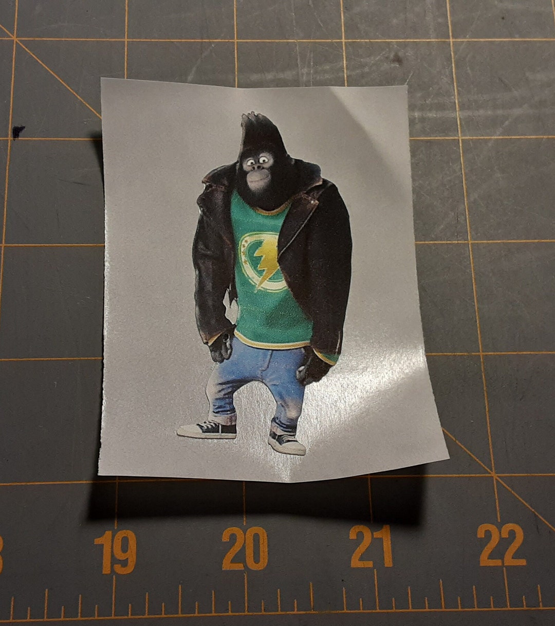 The Movie Sing/johnny Sticker 3" X 1.42" - Etsy