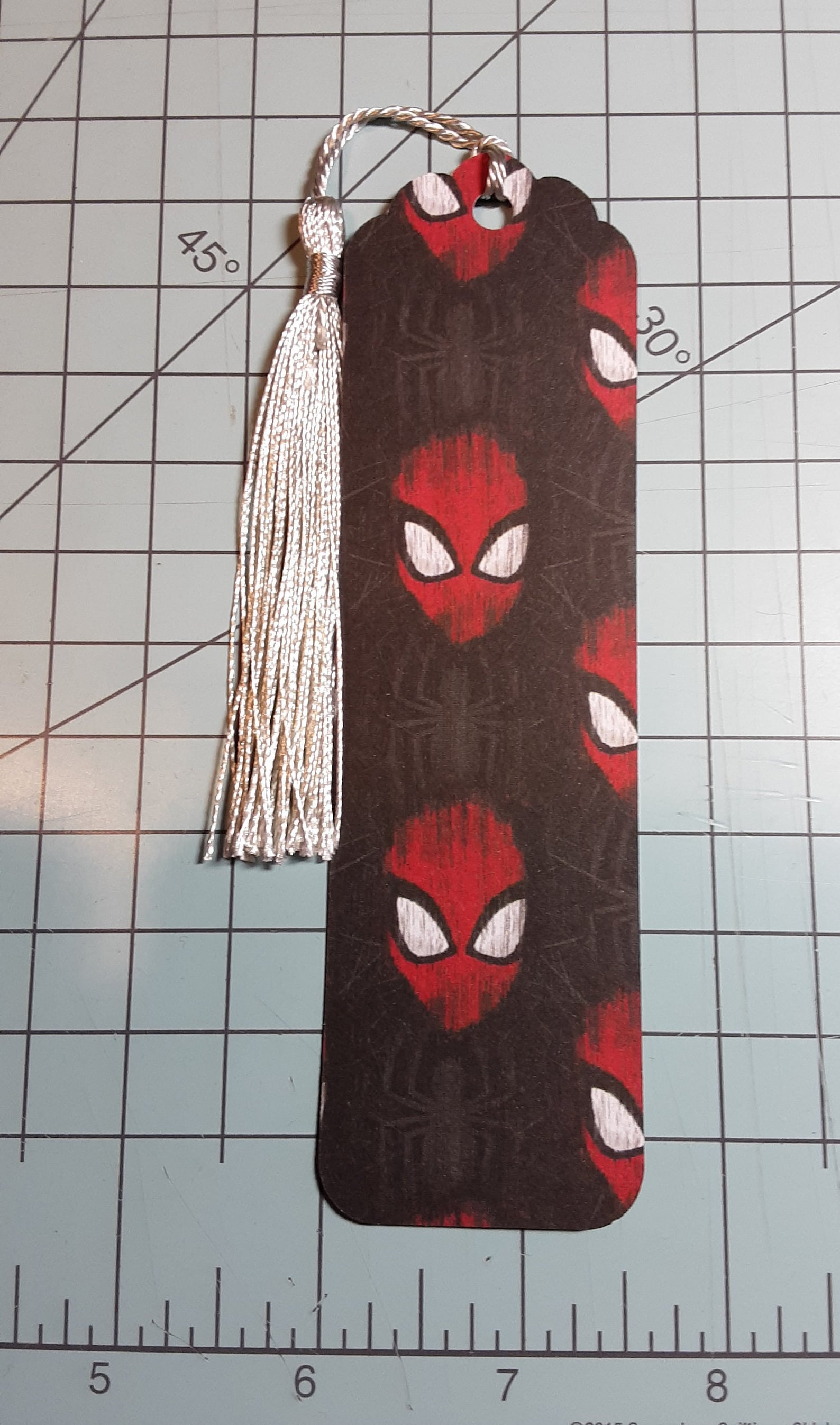 Spiderman Bookmark With Tassel - Etsy