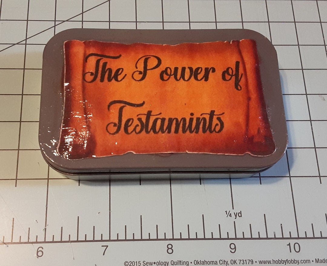 The Power of Testamints - Bible Verses in a Tin W/prepackaged Mints - Etsy
