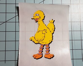 2000s Y2K Sesame Street Characters Sticker Sheet of Elmo, Cookie, Bert ...