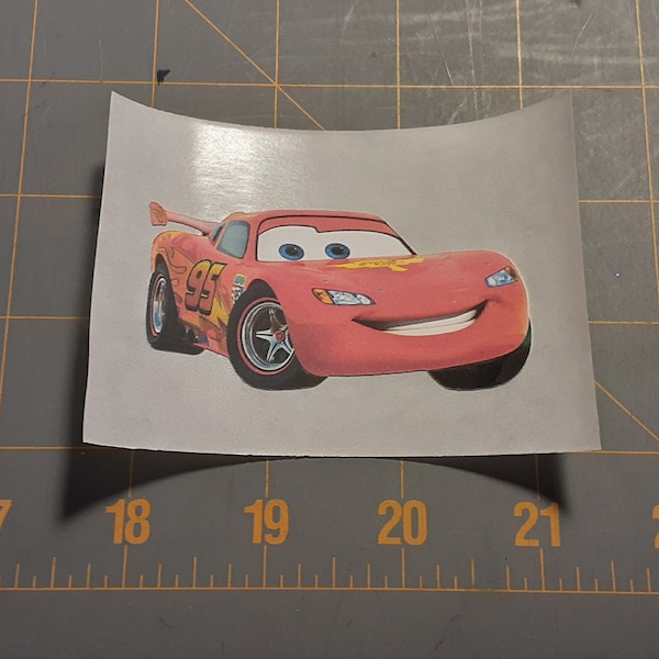 Lightning Mcqueen Sticker - Etsy