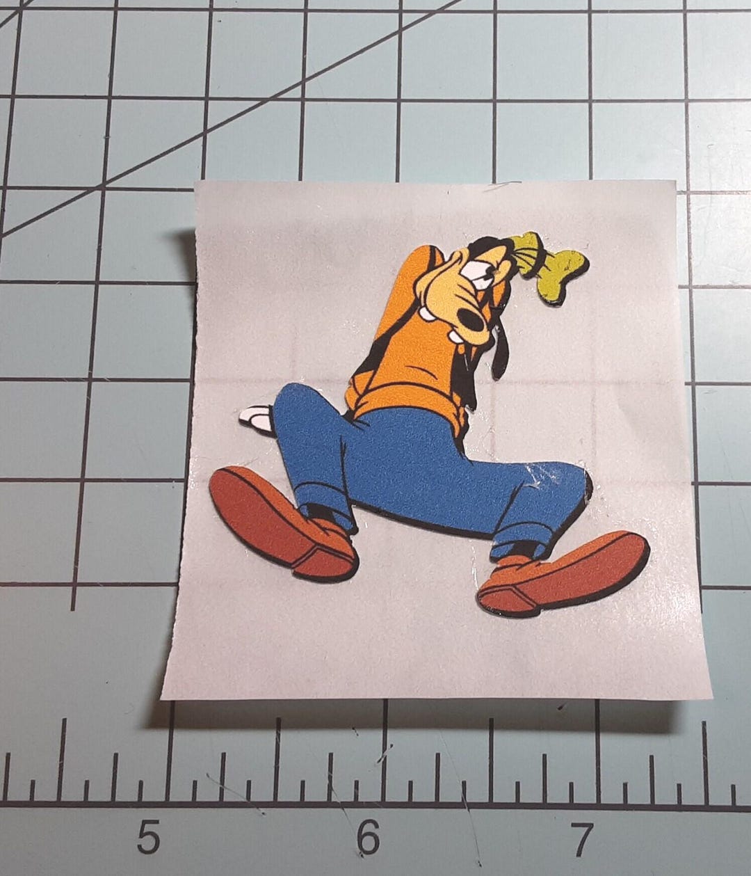Disney/ Goofy Sticker-- 2" Tall X 2.16" Wide - Etsy