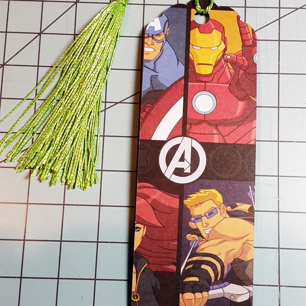 Avengers Bookmark - Etsy
