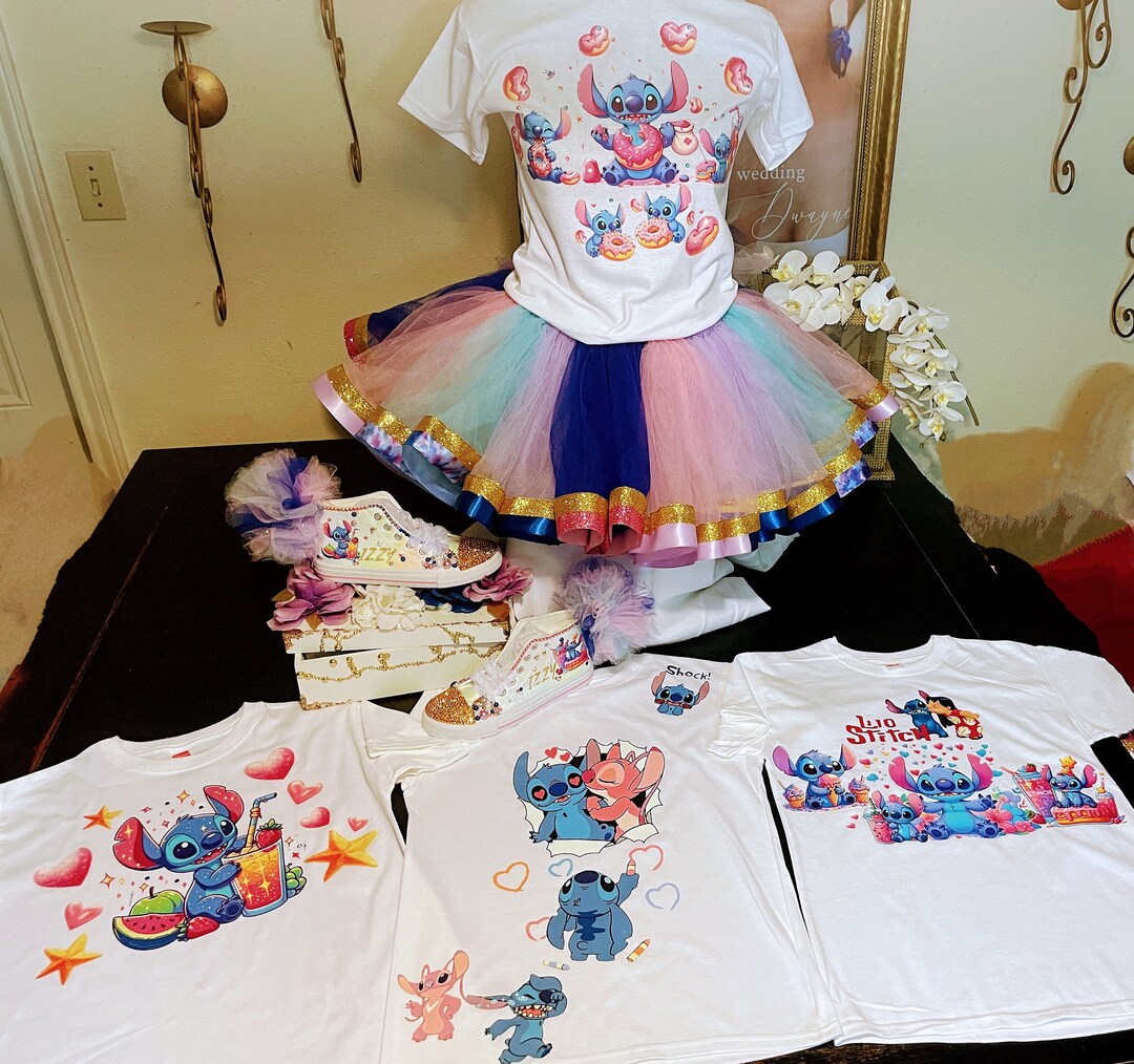 LILO & Stitch T-shirt and Tutu Outfit - Etsy