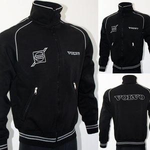 Volvo Embroidered Zipped Sweatshirt Jacket Giacca Jacke Veste Chaqueta ...