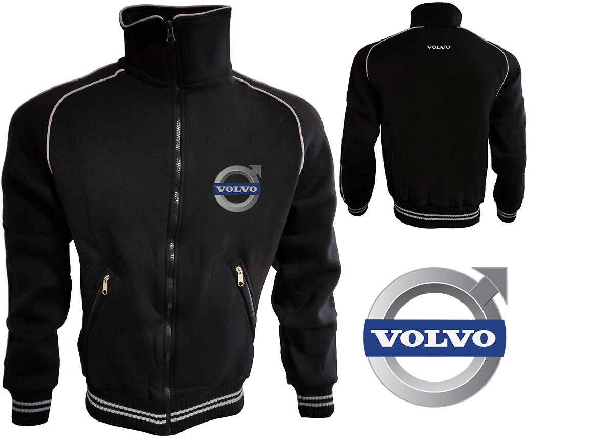 Volvo Embroidered Zipped Sweatshirt Jacket Giacca Jacke Veste Chaqueta ...