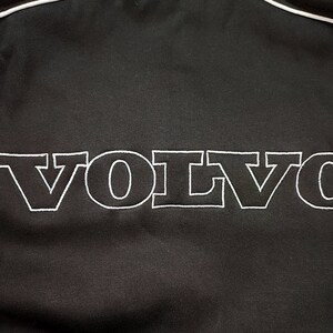 Volvo Embroidered Zipped Sweatshirt Jacket Giacca Jacke Veste Chaqueta ...