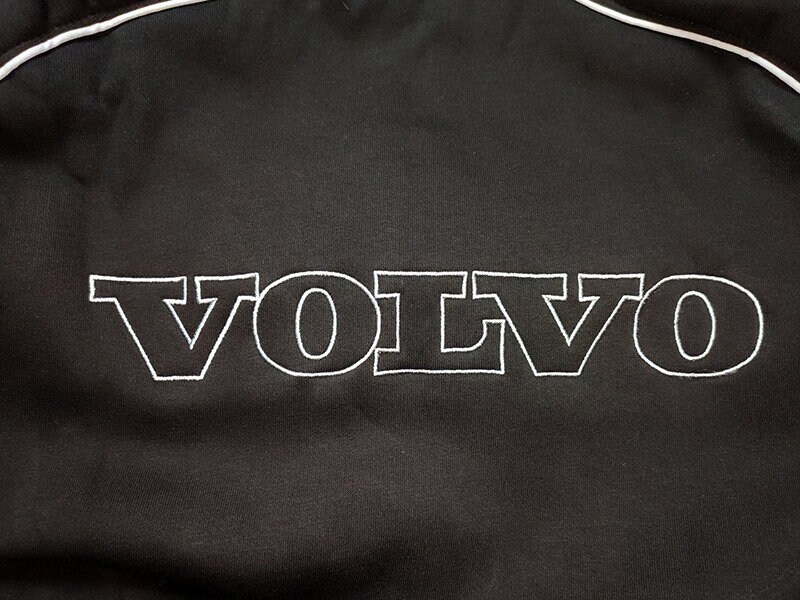 Volvo Embroidered Zipped Sweatshirt Jacket Giacca Jacke Veste Chaqueta ...