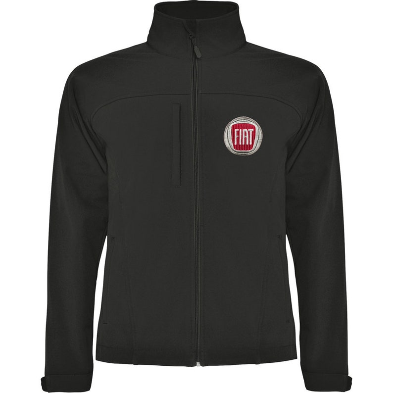 Fiat 500 Abarth Racing Sport Peterbilt Softshell Embroidered Jacket ...