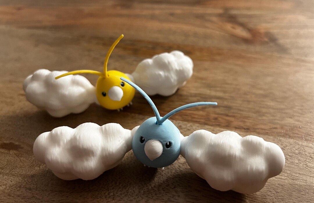 Flexible Pokémon Swablu Figure - Etsy