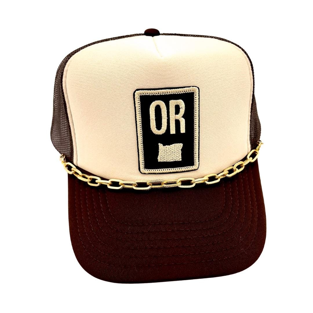 State of Oregon . Embroidered Patch . Trucker Hat - Etsy