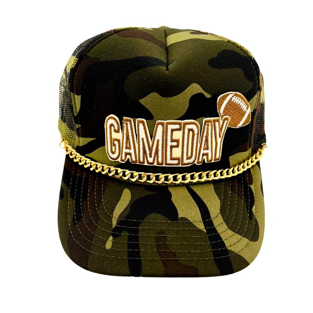 Football Game Day . Embroidered Patch . Trucker Hat - Etsy