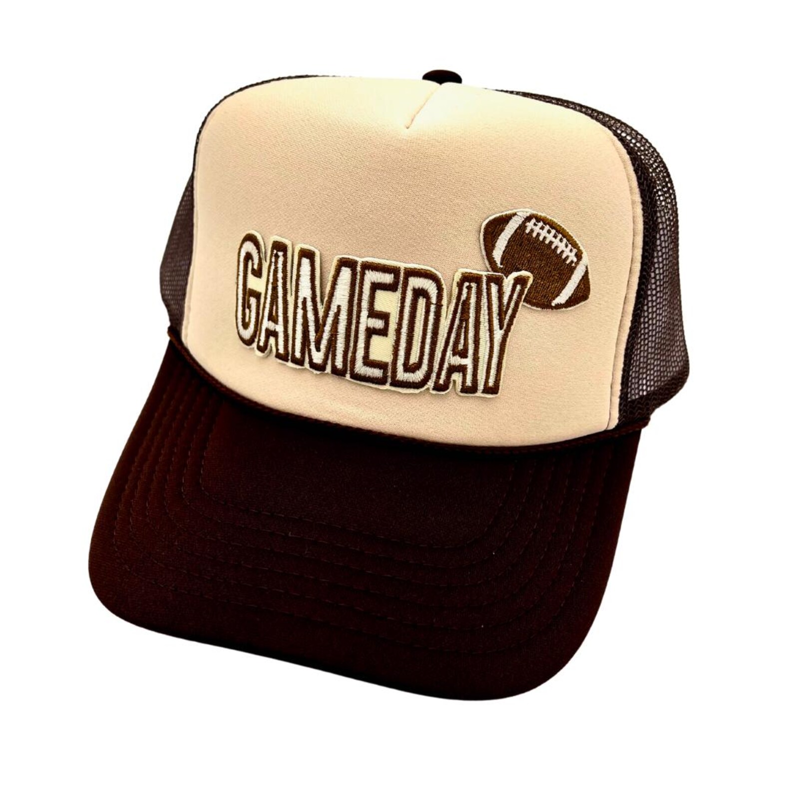 Football Game Day . Embroidered Patch . Trucker Hat - Etsy