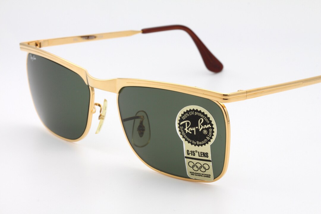Ray Ban B&L Signet DLX Vintage Sunglasses Made in the 80's New Old ...