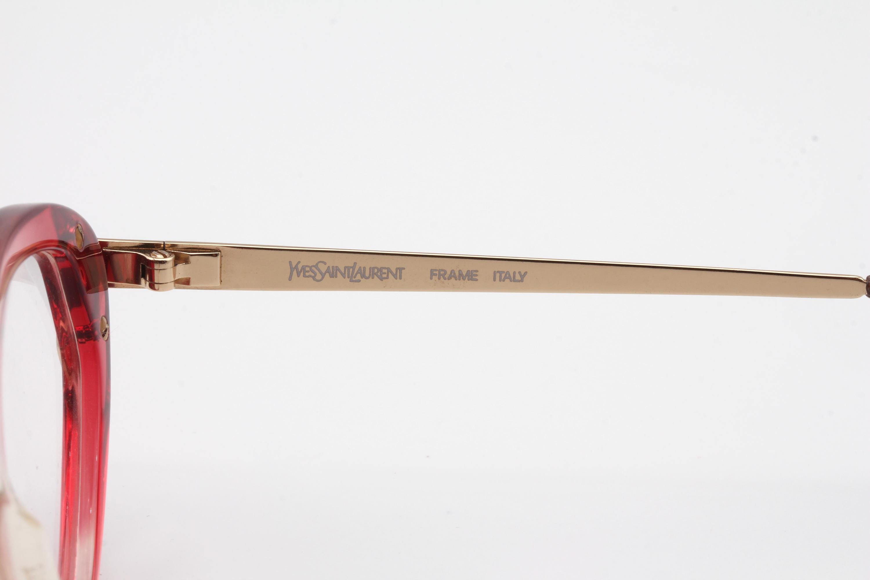 Yves Saint Laurent Y625vintage Eyeglasses Made in Italy 80's - YSL ...