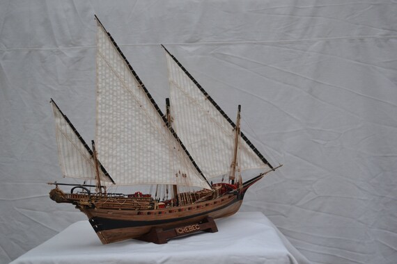 Ship Model French Xebec | Etsy