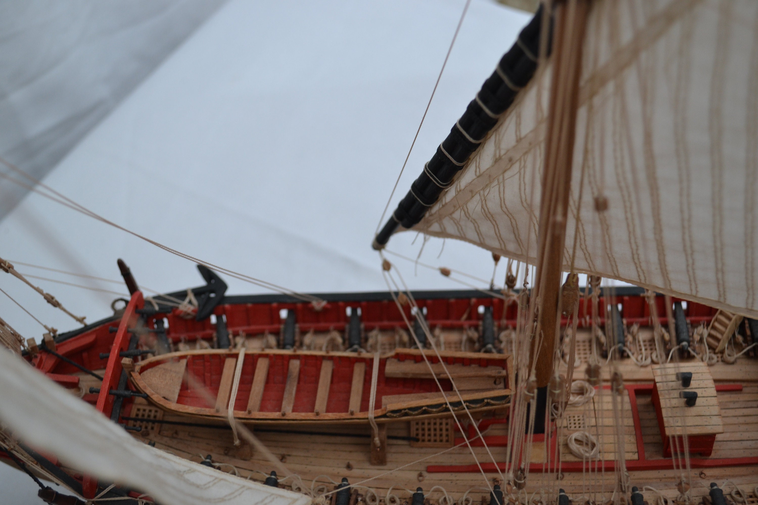 Ship Model French Xebec - Etsy