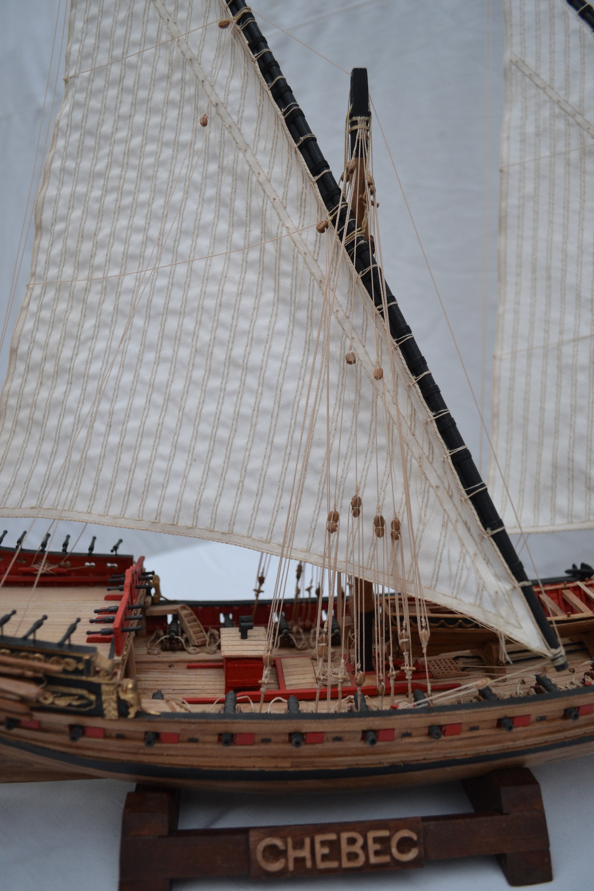 Ship Model French Xebec - Etsy