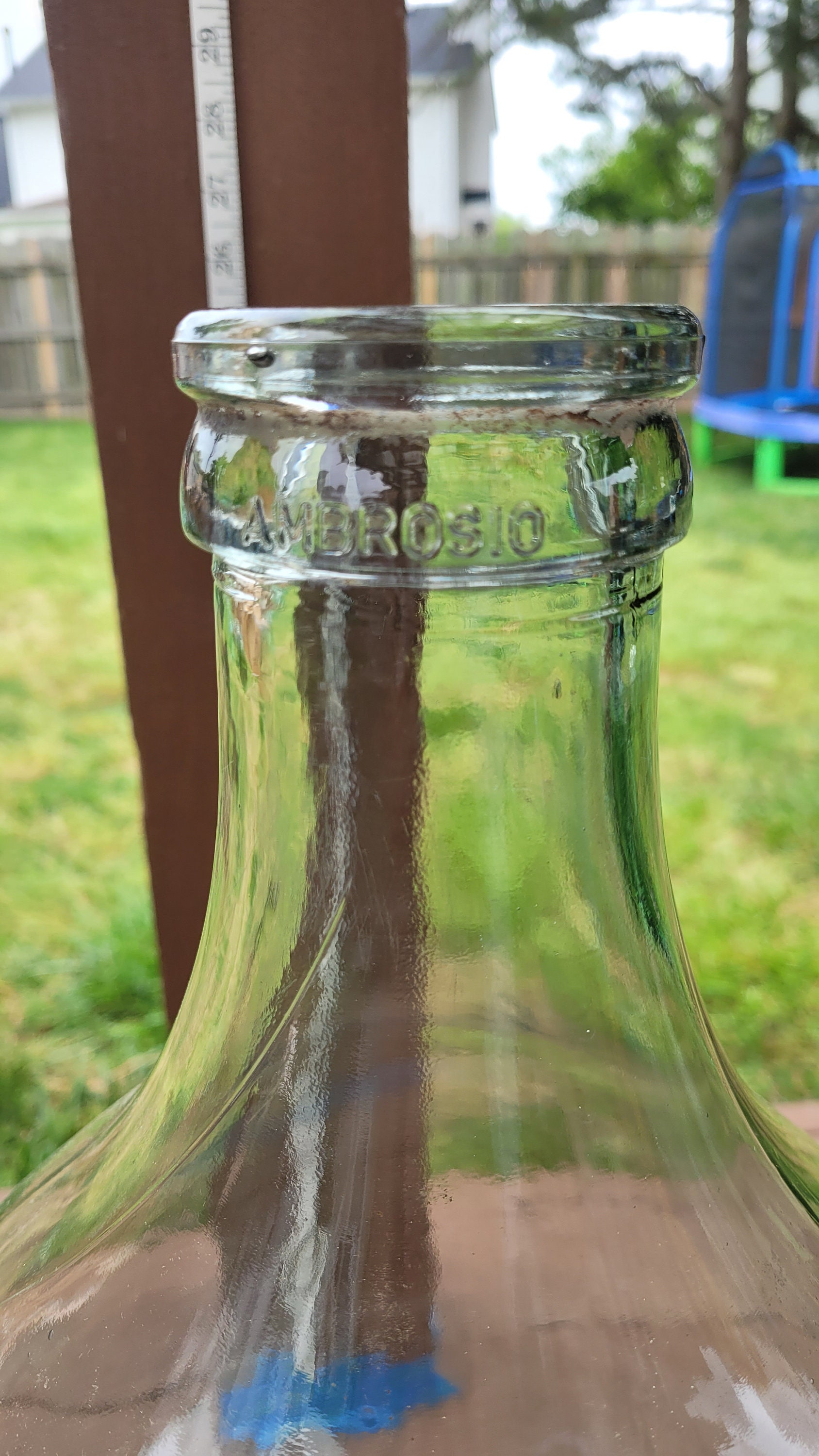 54 Liter Huge Vintage Italian Demijohn Italian Wine Bottle Winemaking ...