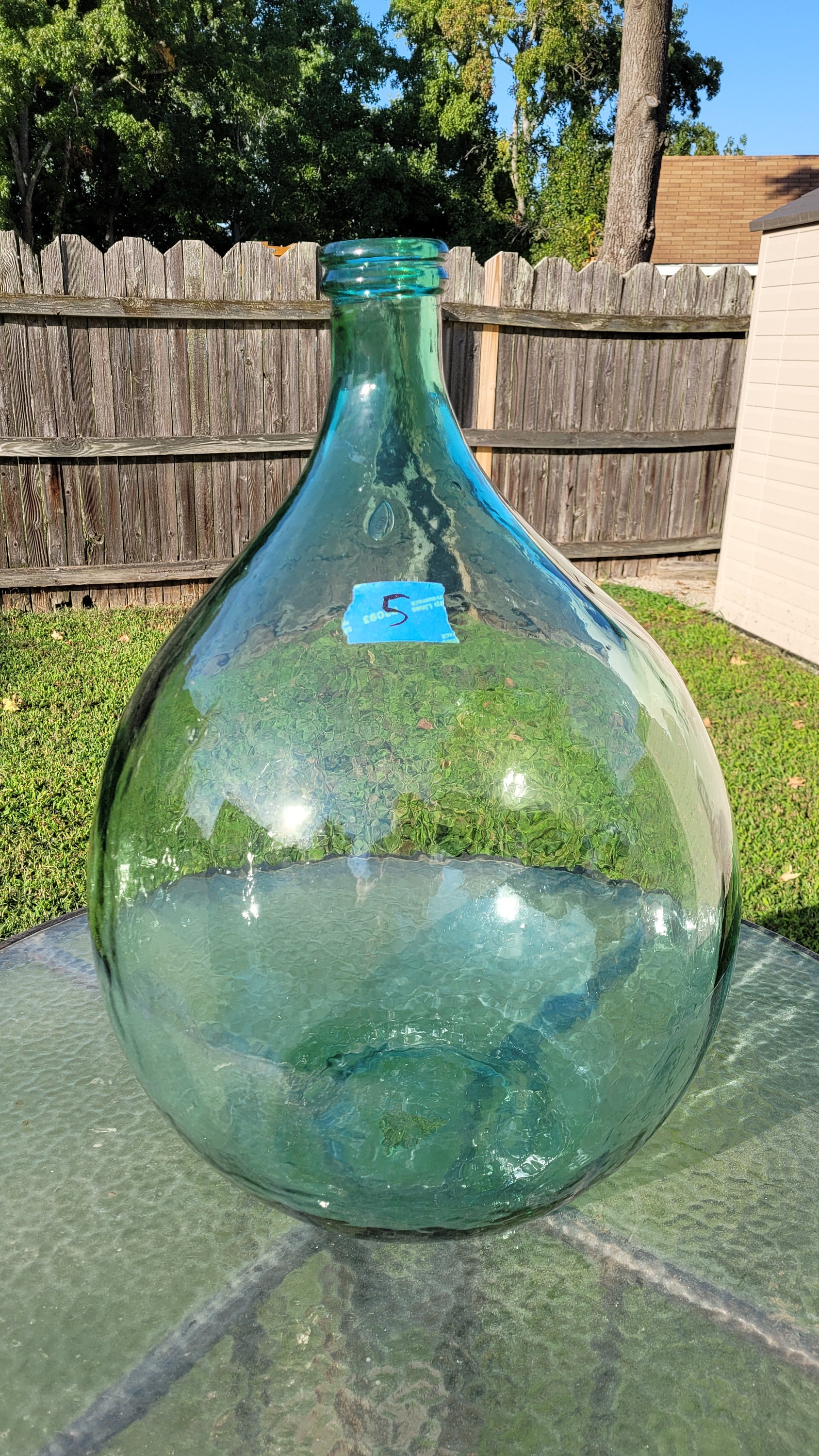 54 Liter Huge Vintage Italian Demijohn Italian Wine Bottle Winemaking ...