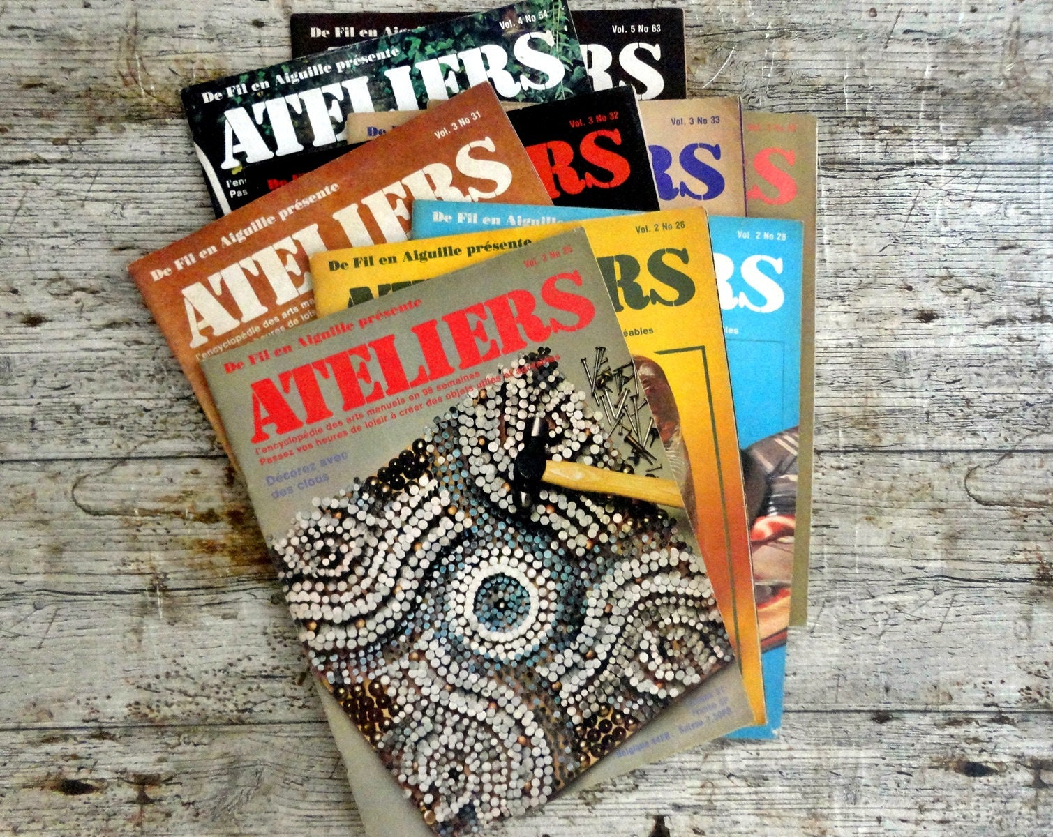Vintage Magazine 70s 80s - Vintage Paper - French Papers, Paper Mix for ...