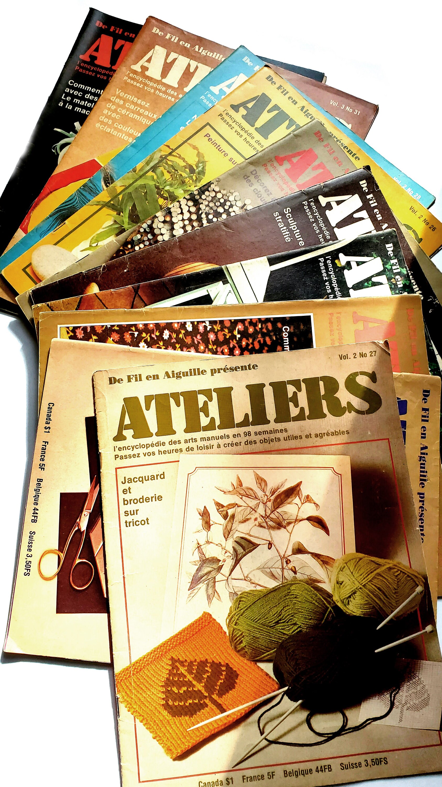 Vintage Magazine 70s 80s - Vintage Paper - French Papers, Paper Mix for ...