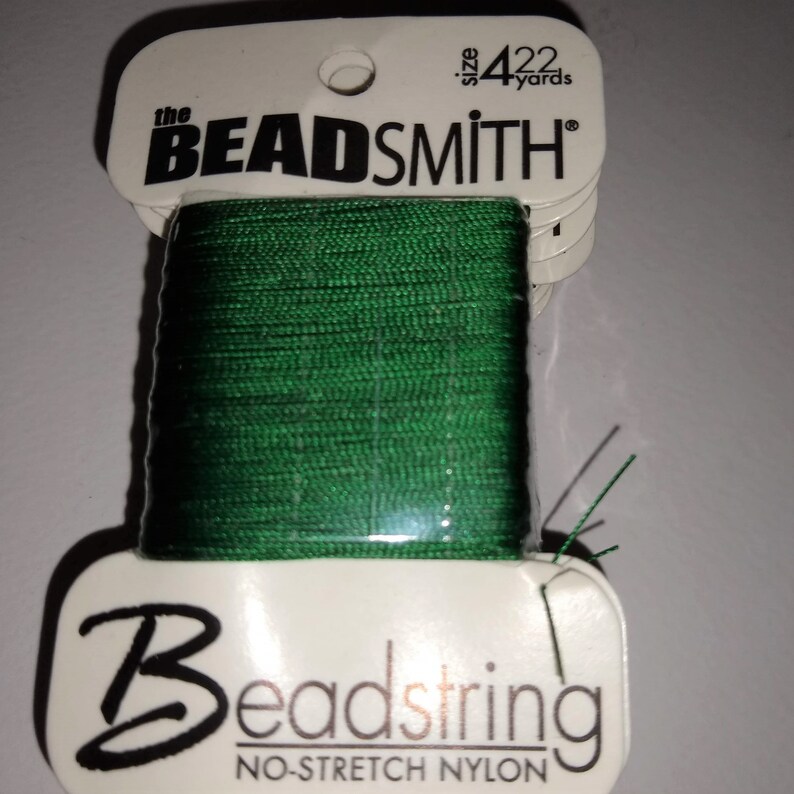 Beadsmith Nylon Beadstring Choice of Colour 22 Yards 4 - Etsy
