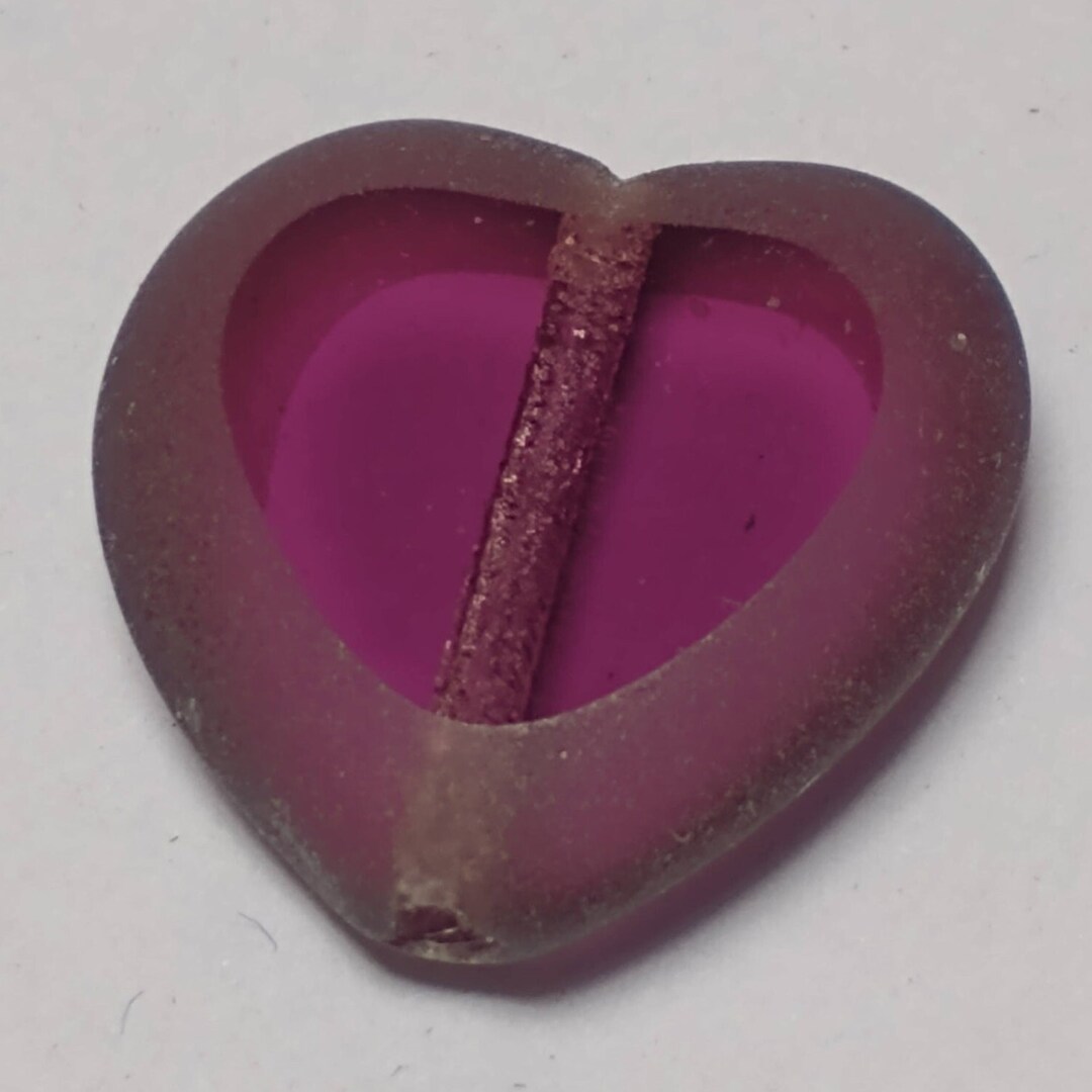 Bohemian Glass Window Hearts X 2 (1 Pair - Choice of 6 Colours) - Etsy UK