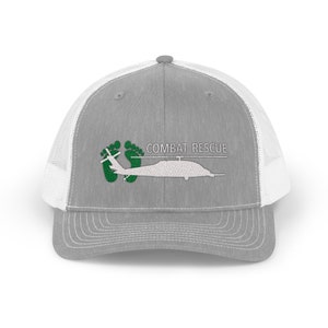 Combat Rescue HH-60 Embroidered Snapback Trucker Cap | Helicopter Hat ...