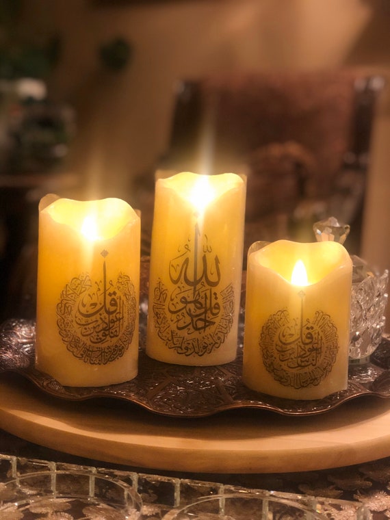 Candles & Holders Islamic Candles Pillar Candles Home & Living etna.com.pe