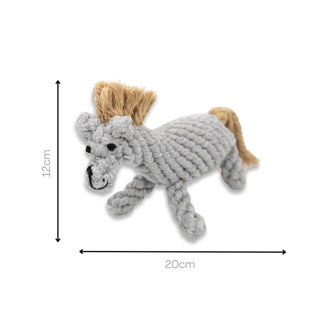 Handmade Sustainable Cotton Rope Horse Dog Toy: Chew Toy - Etsy