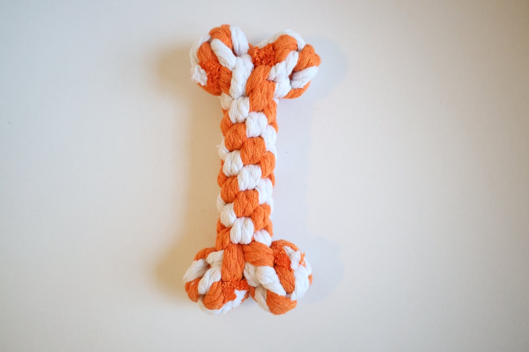Bone Rope Toy, Handmade Rope Toy for Dogs, Eco-friendly Dog Toys ...