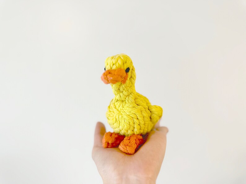 Handmade Yellow Duck Dog Rope Toys Dog Chew Toys Rope Toys - Etsy